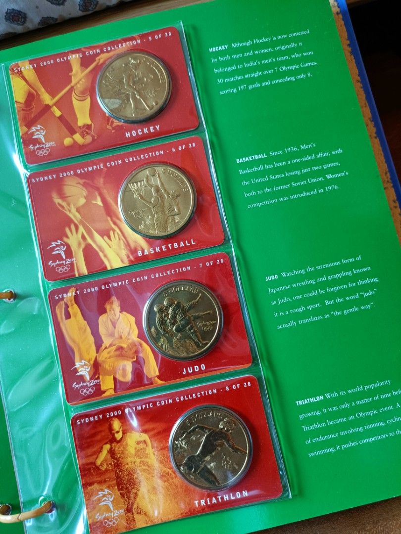 Sydney 2000 Olympics Full Coin Set, Hobbies & Toys, Memorabilia ...
