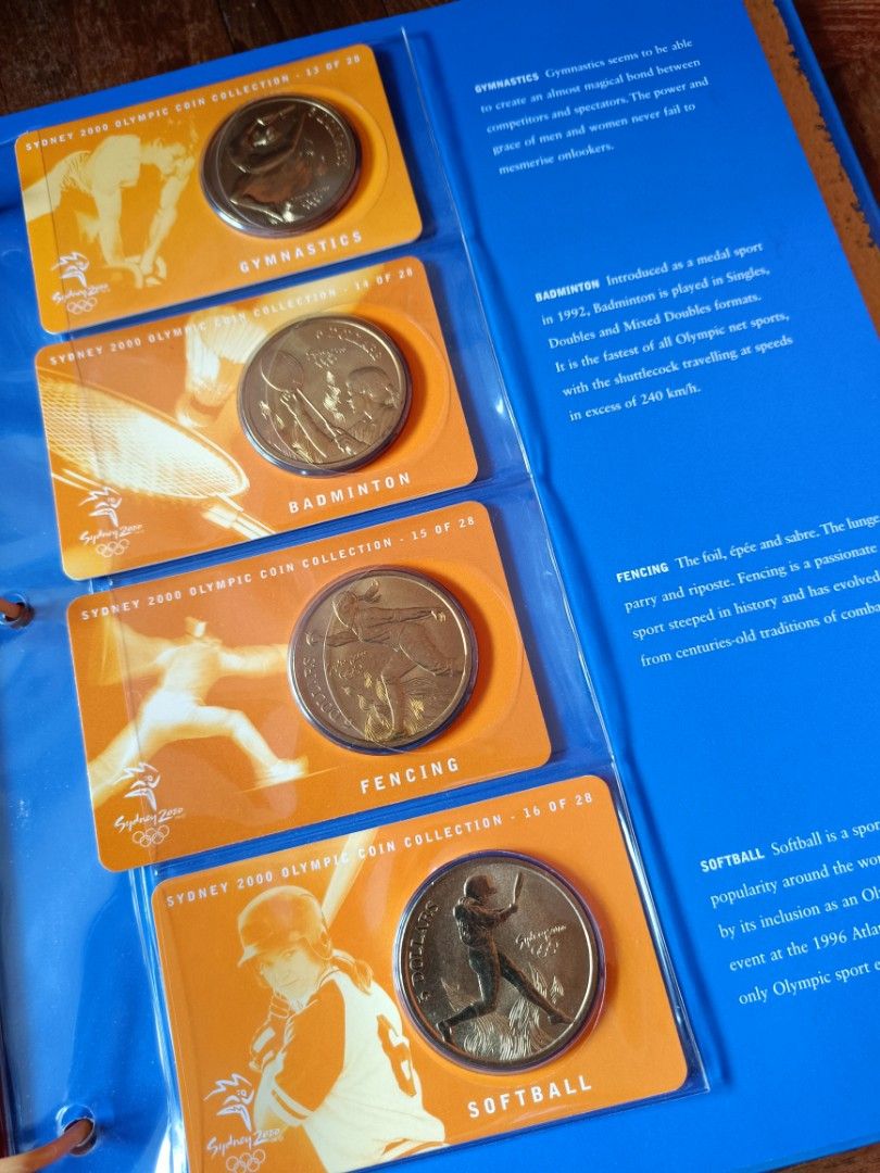 Sydney 2000 Olympics Full Coin Set, Hobbies & Toys, Memorabilia ...