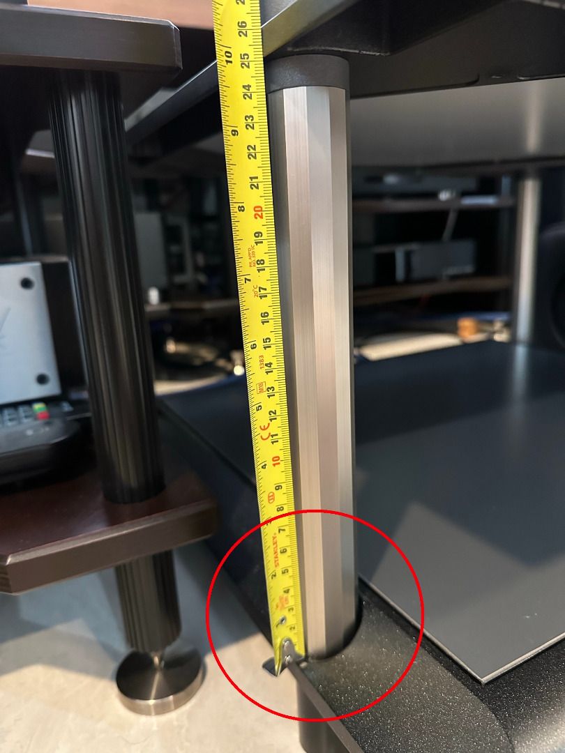 TAOC ASR II rack poles (28cm & 33cm each), Audio, Other Audio Equipment ...