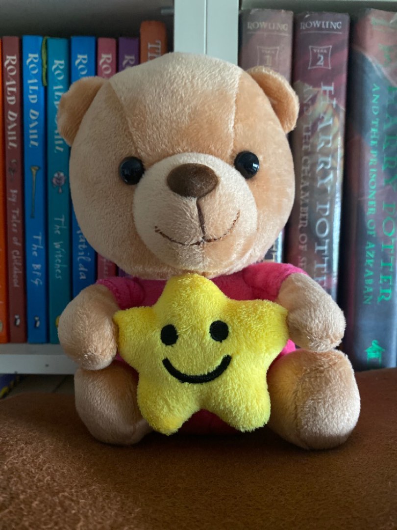 Teddy Bear with a Star, Hobbies & Toys, Toys & Games on Carousell