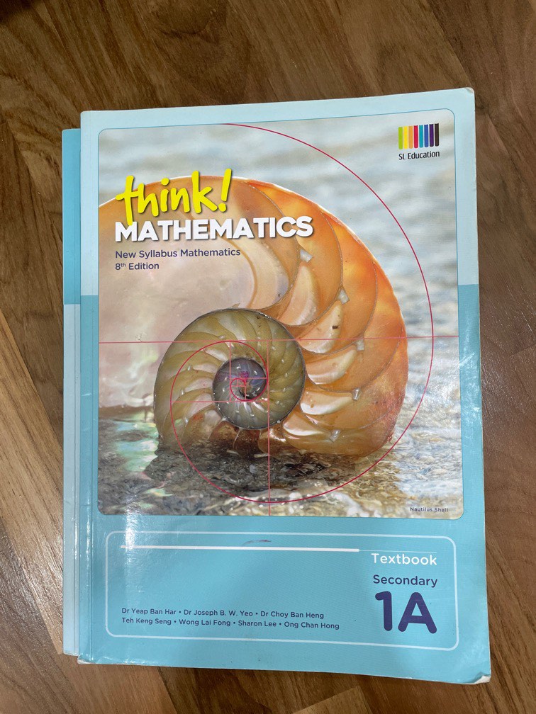 think!Mathematics textbook 1A and 1B, Hobbies & Toys, Books & Magazines ...