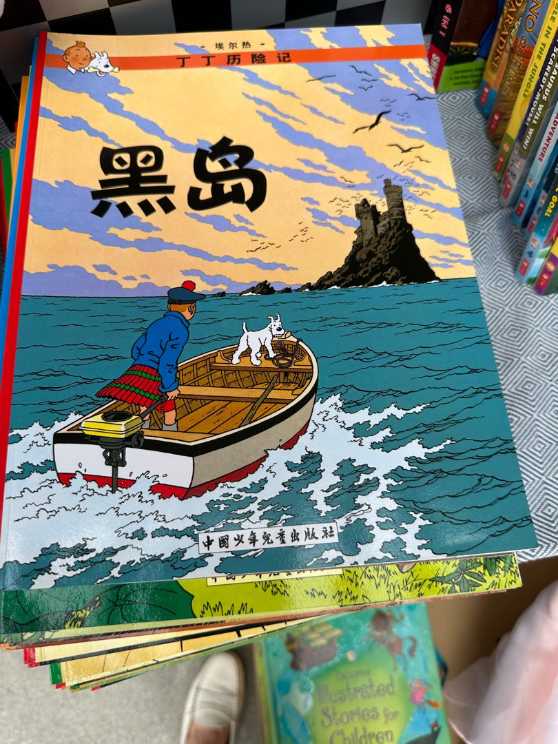 Tin Tin in Chinese, Hobbies & Toys, Books & Magazines, Children's Books ...