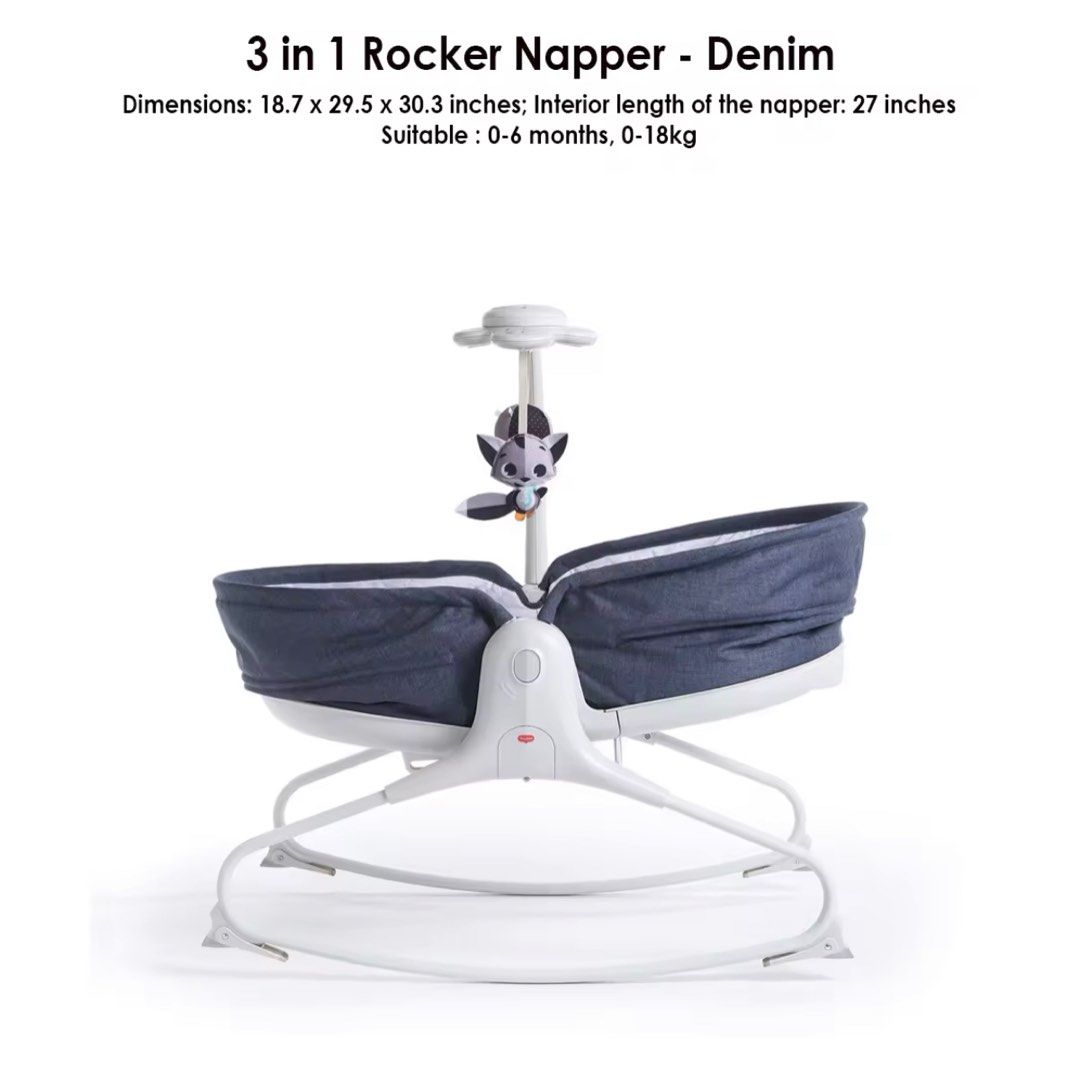 Tiny Love Rocker 3 in 1 rocker napper, Babies & Kids, Baby Nursery ...