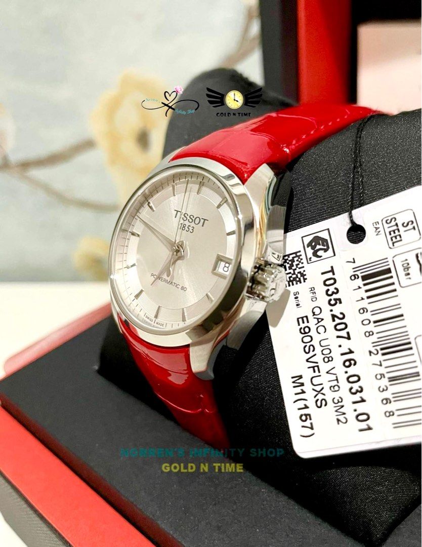 Tissot Couturier Powermatic 80 Automatic Ladies Watch, Luxury, Watches ...