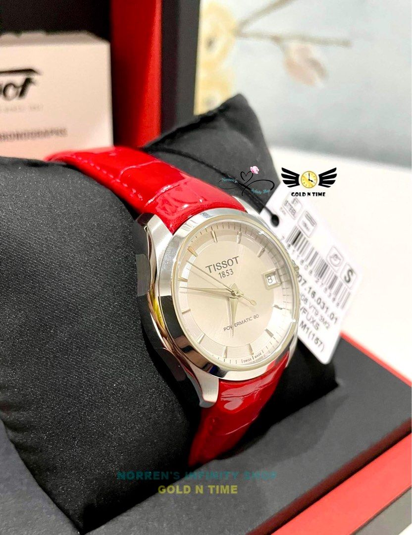 Tissot Couturier Powermatic 80 Automatic Ladies Watch, Luxury, Watches on Carousell