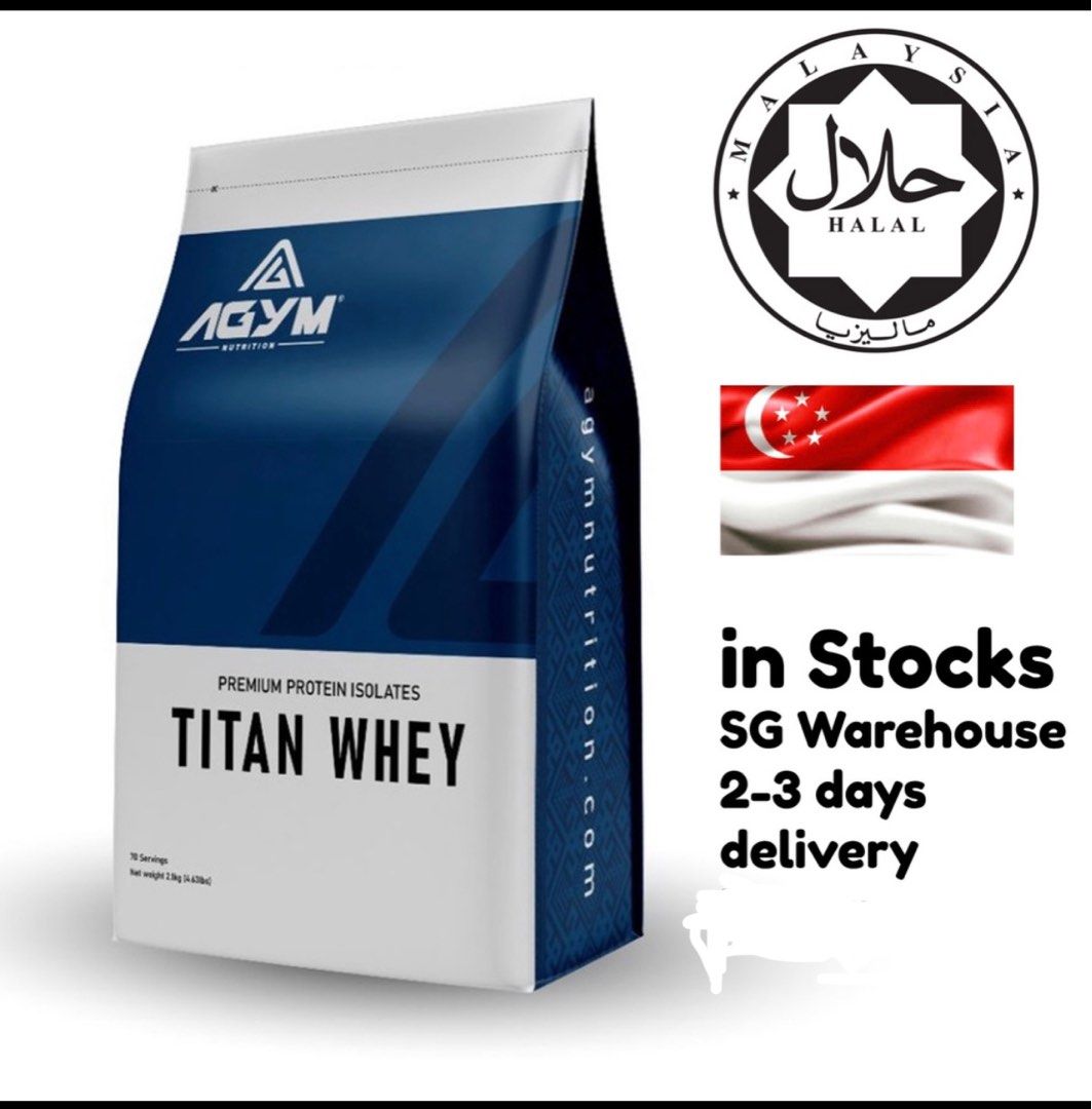 Titan Whey Protein, Health & Nutrition, Health Supplements, Sports ...