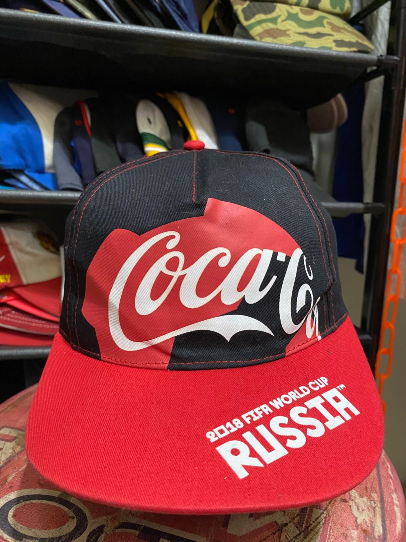Topi COCA COLA RUSIA, Fesyen Pria, Aksesoris, Topi di Carousell