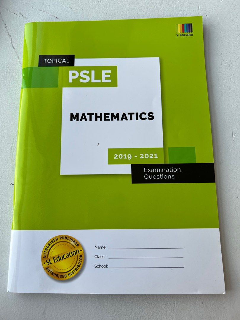 Topical Math PSLE 2019-2021 $4, Hobbies & Toys, Books & Magazines ...