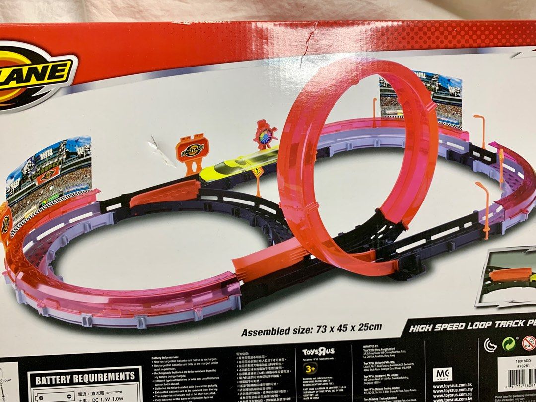 Toy, Fastlane High Speed Loop Track Playset, Hobbies & Toys, Toys ...