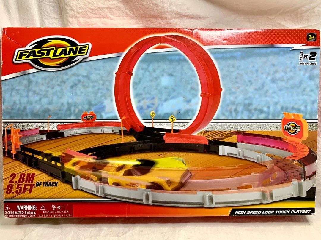 Toy, Fastlane High Speed Loop Track Playset, Hobbies & Toys, Toys ...