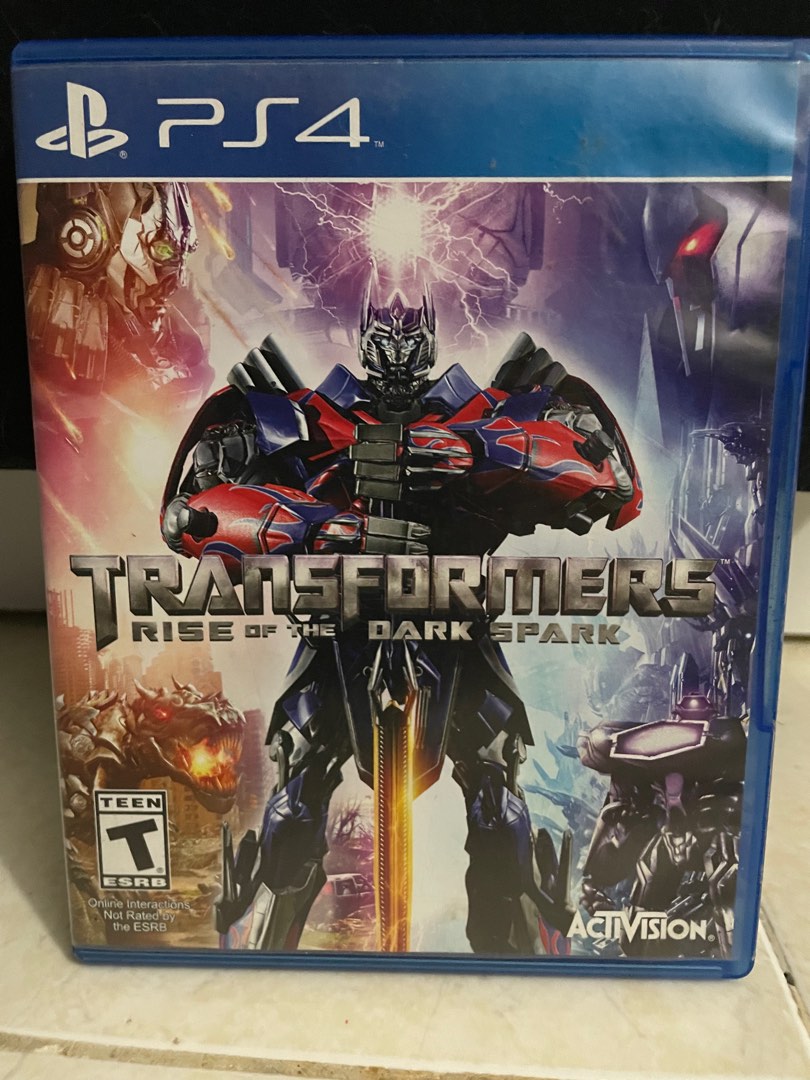Transformers: Rise of the Dark Spark (PS4), Video Gaming, Video Games ...