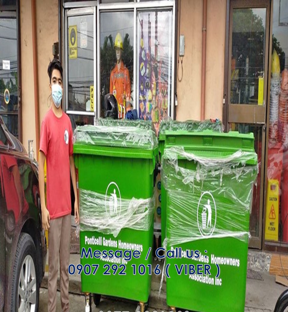 trash bin mobile waste bin supplier 332, Furniture & Home Living ...