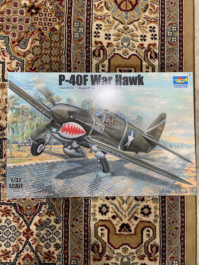 Trumpeter P-40F War Hawk scale 1/32, Hobbies & Toys, Toys & Games on ...