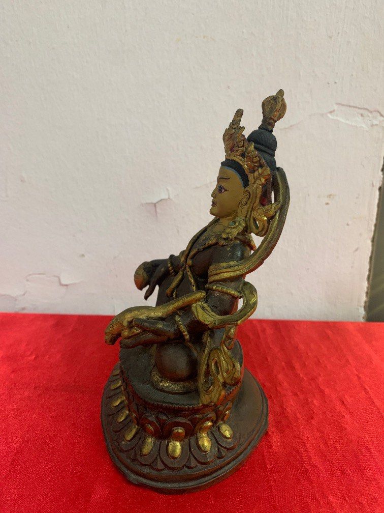 [TSFK 281] Tibet Kubera Jambhala Statue 西藏财富之神佛像, Hobbies & Toys ...