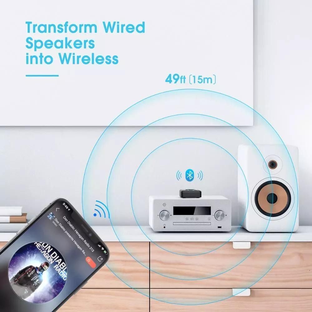 Upgraded Mpow Bluetooth Audio Adapter Mpow BH492 Bluetooth 5.0 Receiver ... Upgraded Mpow Bluetooth Audio Adapter Mpow BH492 Bluetooth 5.0 Receiver ...