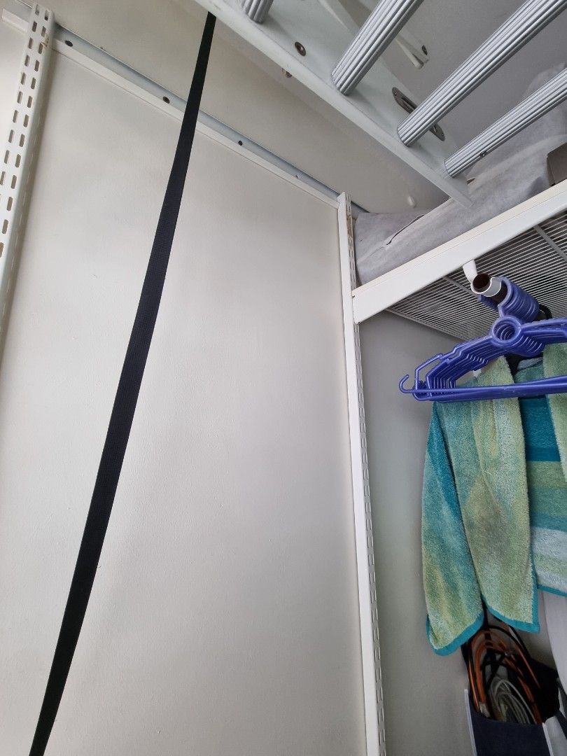 (Used) Elfa full height rack, Furniture & Home Living, Home Improvement ...