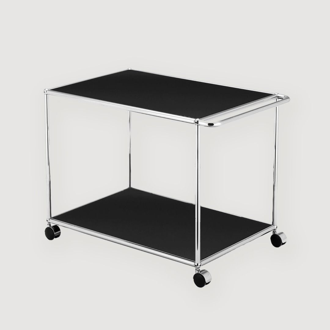 usm haller service cart in black, Furniture & Home Living, Furniture ...