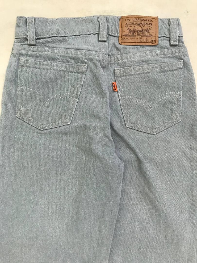 (LAST PRICE DROP!) Vintage 1990s Custom Flared Faded Green Levi's 550 Denim Pants, Women's ...