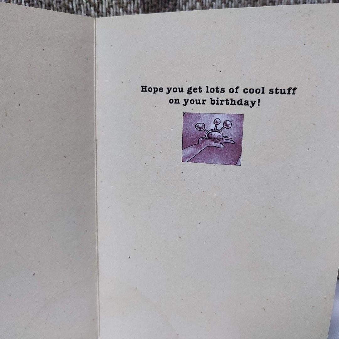 Vintage Birthday Greeting Card (dated 1990), Hobbies & Toys, Stationary ...