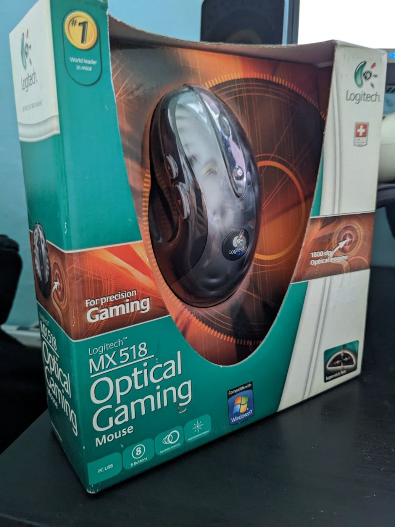 Vintage Logitech MX518 Optical Gaming Mouse, Computers & Tech, Parts ...