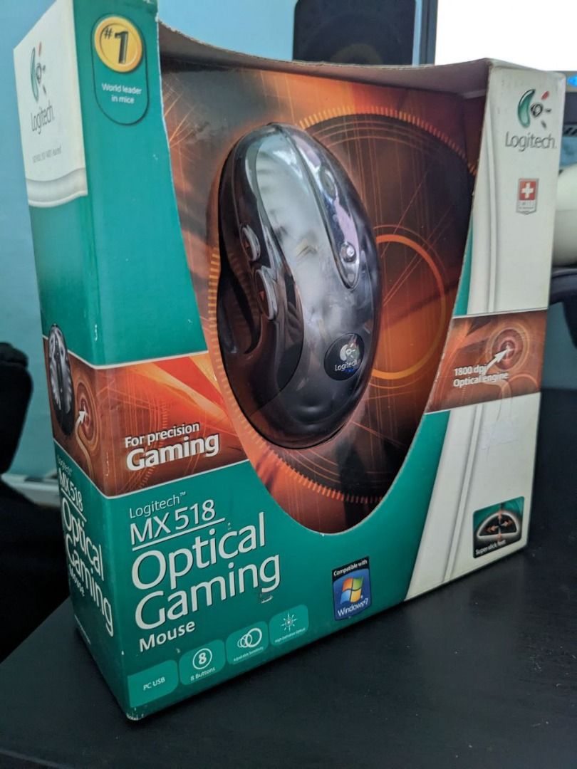 Vintage Logitech MX518 Optical Gaming Mouse, Computers & Tech, Parts ...