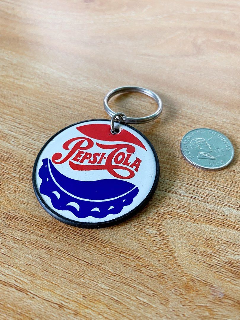 (Vintage) Pepsi Cola - Logo Dodo Keyring - Keychain by Dodo Designs ...