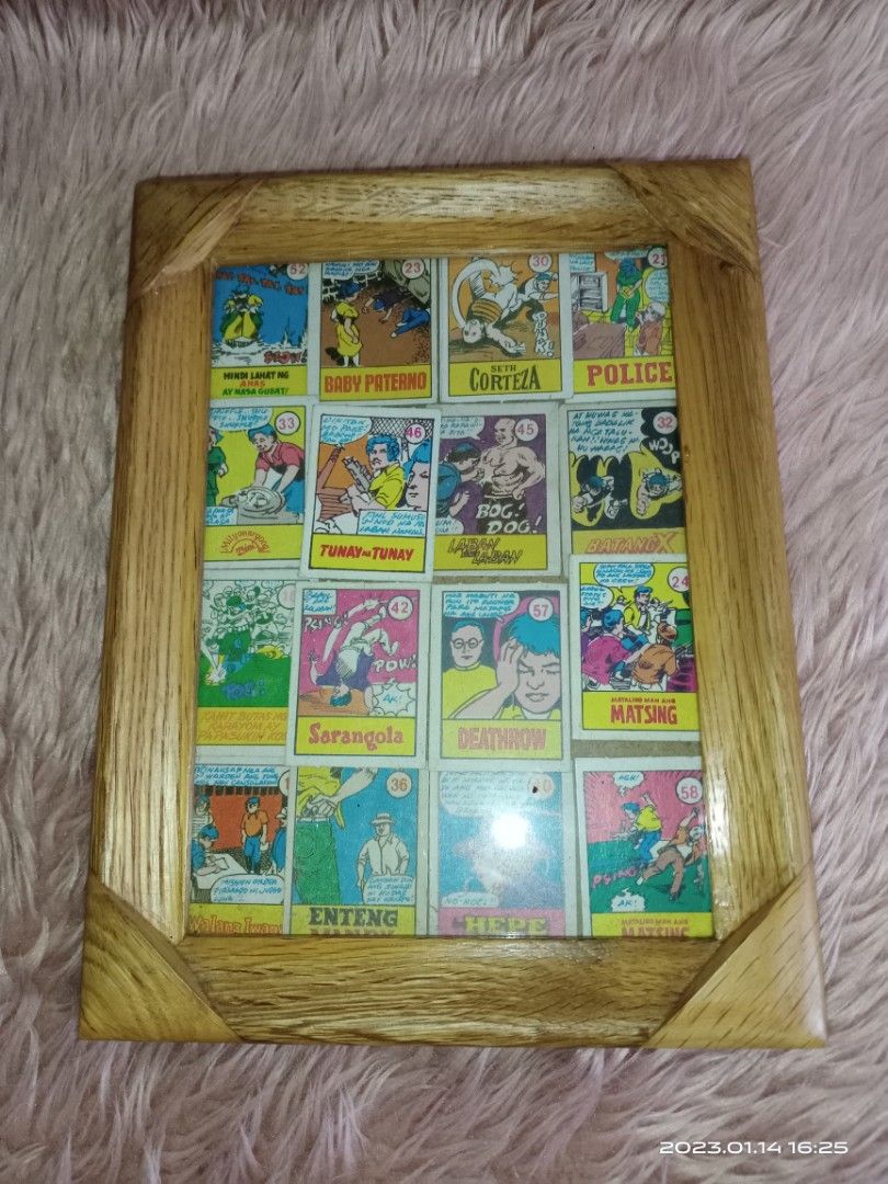 Vintage pinoy 80's teks with frame, Hobbies & Toys, Memorabilia & Collectibles, Vintage ...