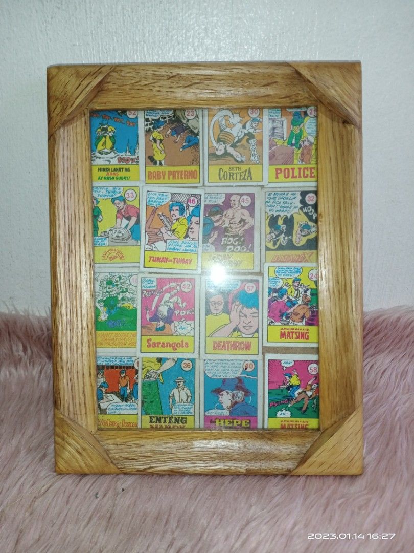 Vintage pinoy 80's teks with frame, Hobbies & Toys, Memorabilia & Collectibles, Vintage ...