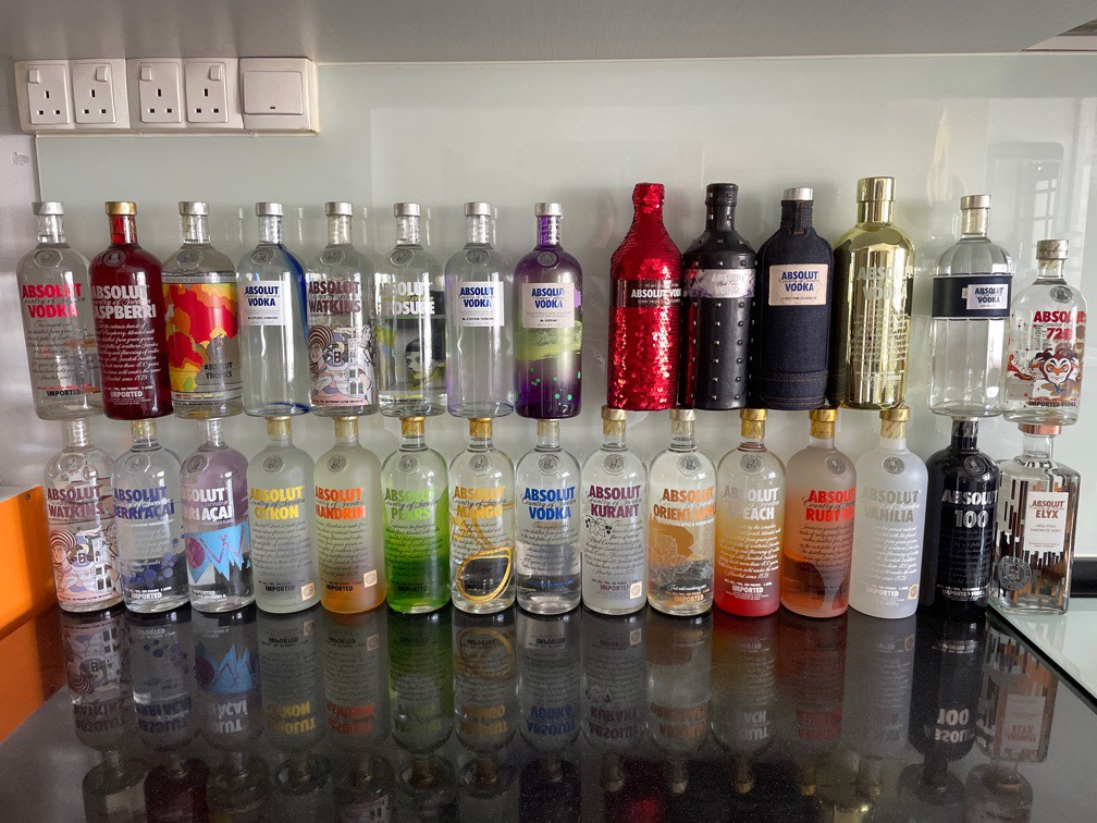 Vodka collection, Food & Drinks, Alcoholic Beverages on Carousell