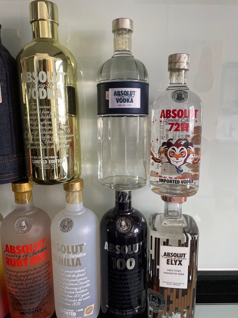 Vodka collection, Food & Drinks, Alcoholic Beverages on Carousell