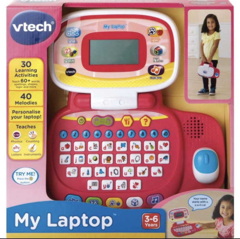 Vtech My Laptop for kids - Pink, Hobbies & Toys, Toys & Games on Carousell