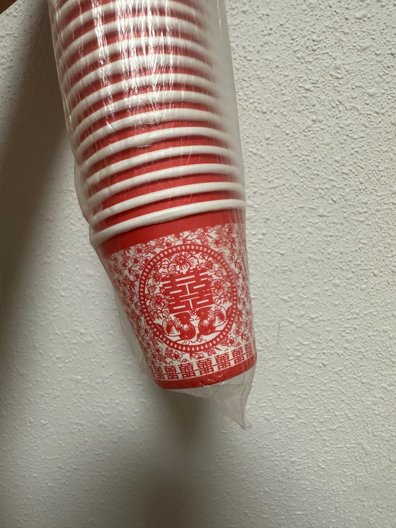 50 Wedding disposable tea cups, Everything Else on Carousell
