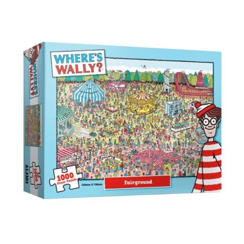 Where's Wally Jigsaw Puzzle 1000 pcs Fairground, Hobbies & Toys, Toys ...