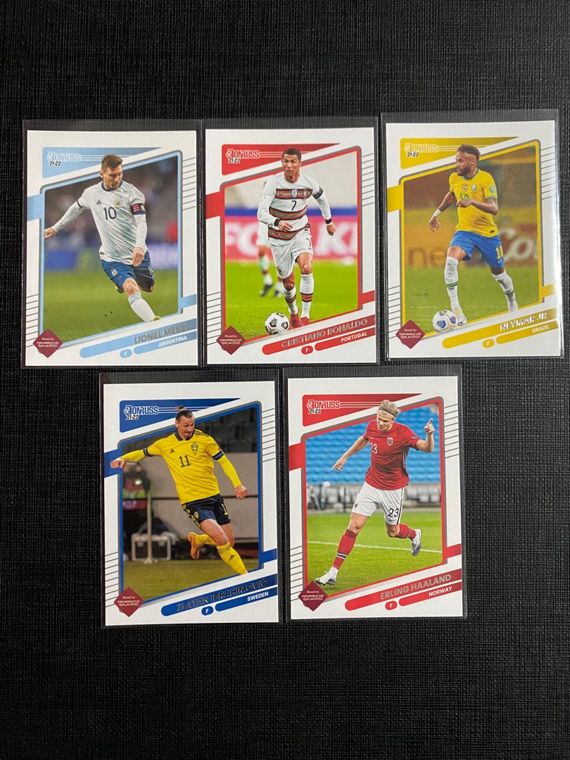 World Cup 2022 Soccer Cards: Ronaldo, Messi, Neymar, Zlatan, Haaland ...