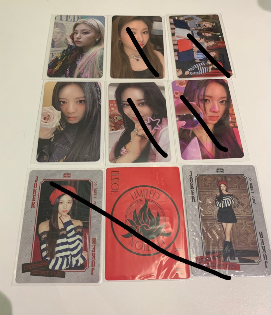 WTS ITZY Yeji Yuna Chaeryeong Ryujin Lia Pc Photocard Not shy Itz Icy ...