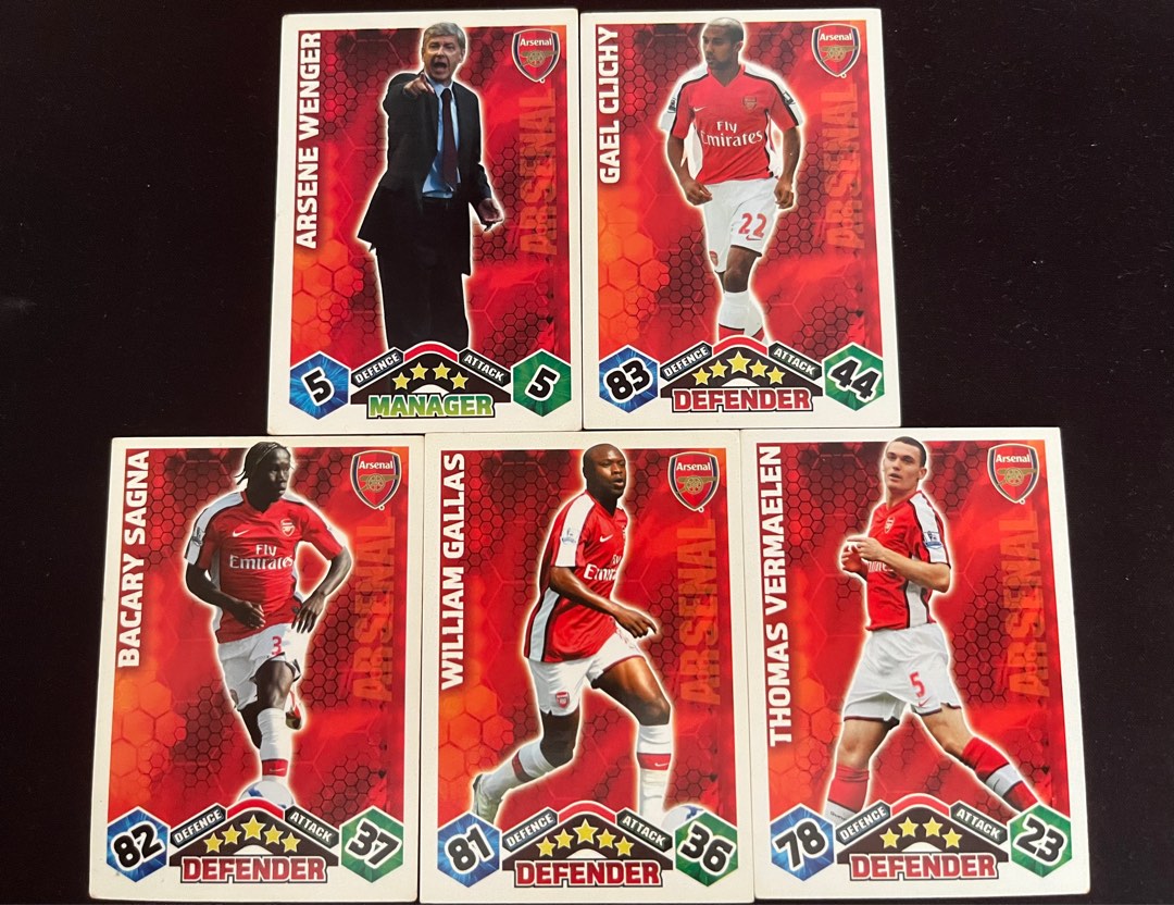 WTS Match Attax 09/10 Arsenal Club, Hobbies & Toys, Toys & Games on ...
