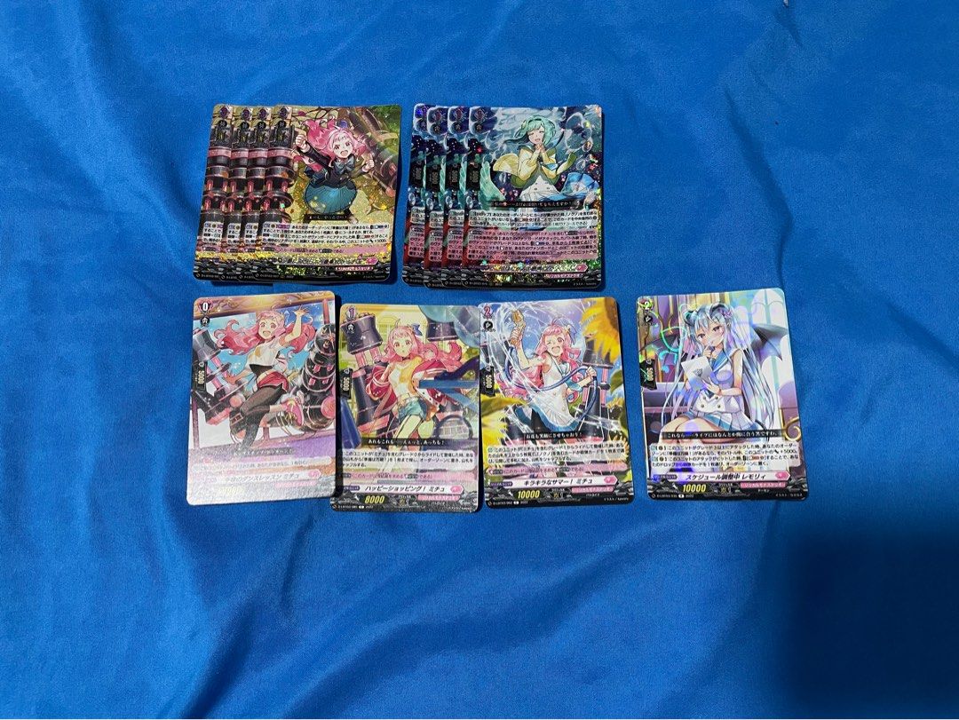 Vanguard Michu Lyrical Monasterio D series overdress deck with hololive ...