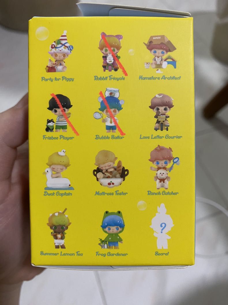 WTS/WTT POPMART DIMOO HACIPUPU SKULLPANDA SWEET BEAN BUMPER CAR ...