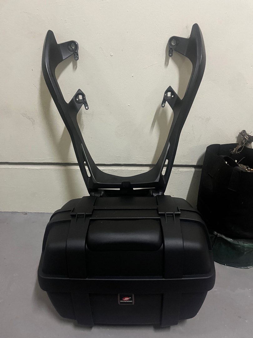 Xmax Rack and winning box, Motorcycles, Motorcycle Accessories on Carousell