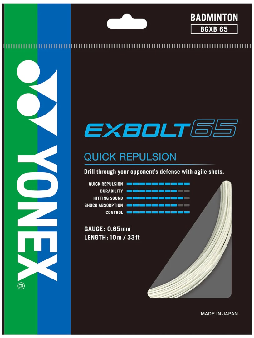 Yonex exbolt 65. Restring available. , Sports Equipment, Sports & Games ...