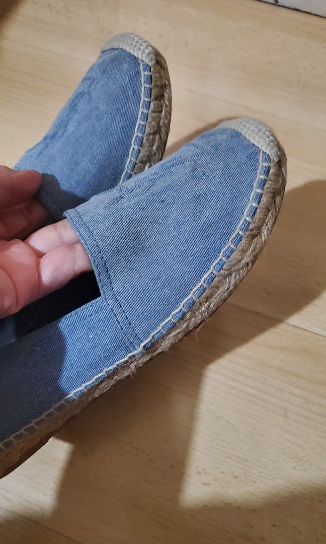 Ysl denim orig, Luxury, Sneakers & Footwear on Carousell