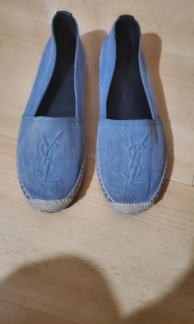 Ysl denim orig, Luxury, Sneakers & Footwear on Carousell