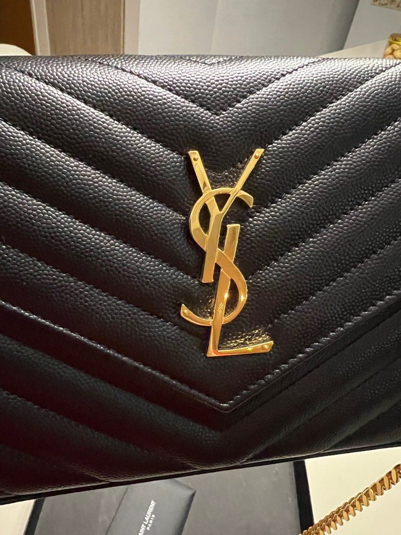 YSL woc large, Luxury, Bags & Wallets on Carousell