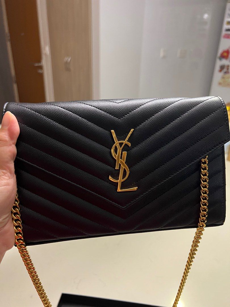 YSL woc large, Luxury, Bags & Wallets on Carousell