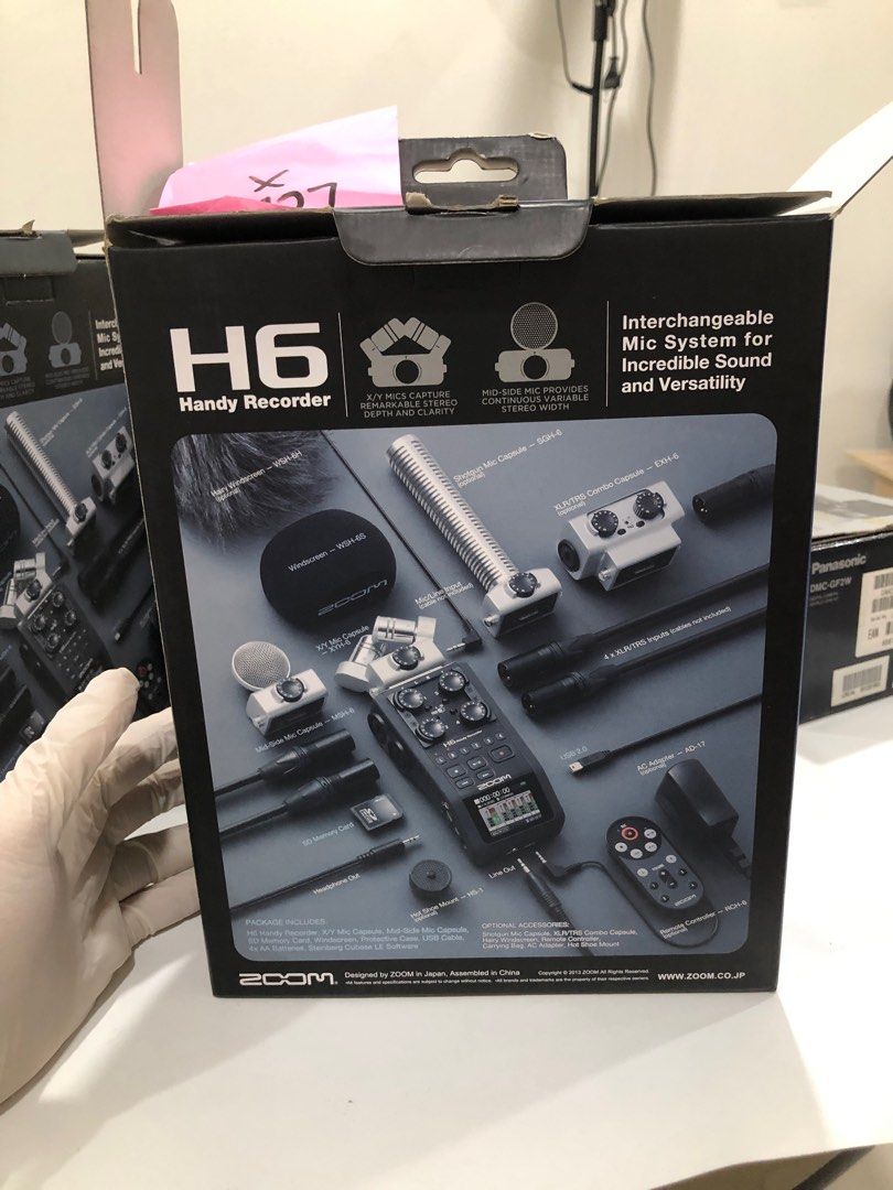 Zoom h6 (broken LCD), Audio, Microphones on Carousell