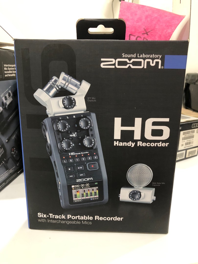 Zoom h6 (broken LCD), Audio, Microphones on Carousell