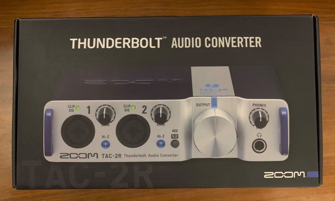 ZOOM TAC-2R Thunderbolt 2-Channel Audio Converter, Audio, Other Audio ...