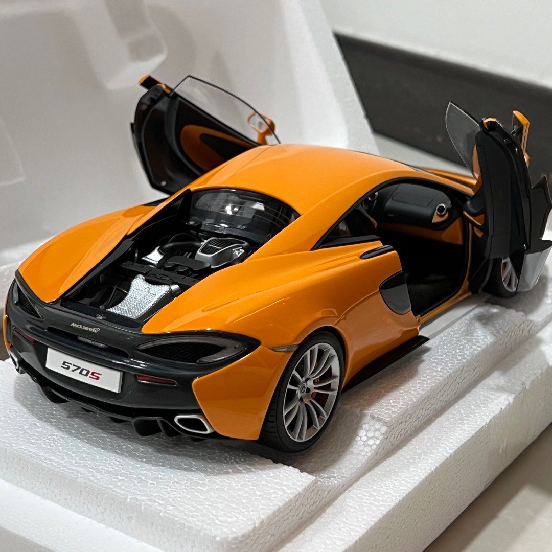 1:18 AutoArt McLaren 570S (Orange), Hobbies & Toys, Toys & Games on ...