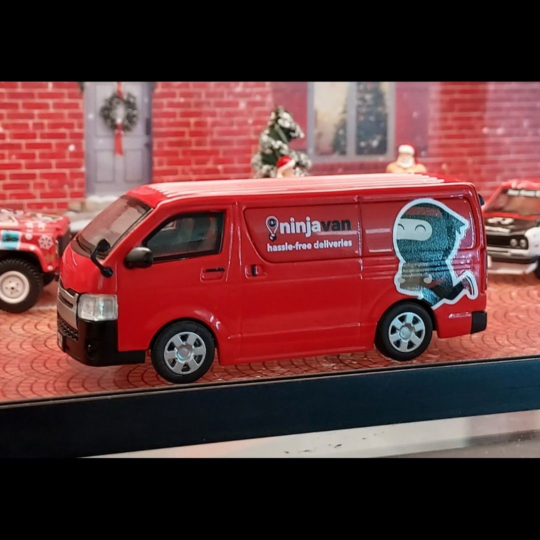 1/64 Toyota Hiace Ninja Van, Hobbies & Toys, Toys & Games on Carousell