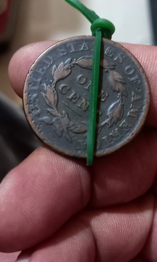 1833 one cent us error coin rotated die error, Hobbies & Toys ...